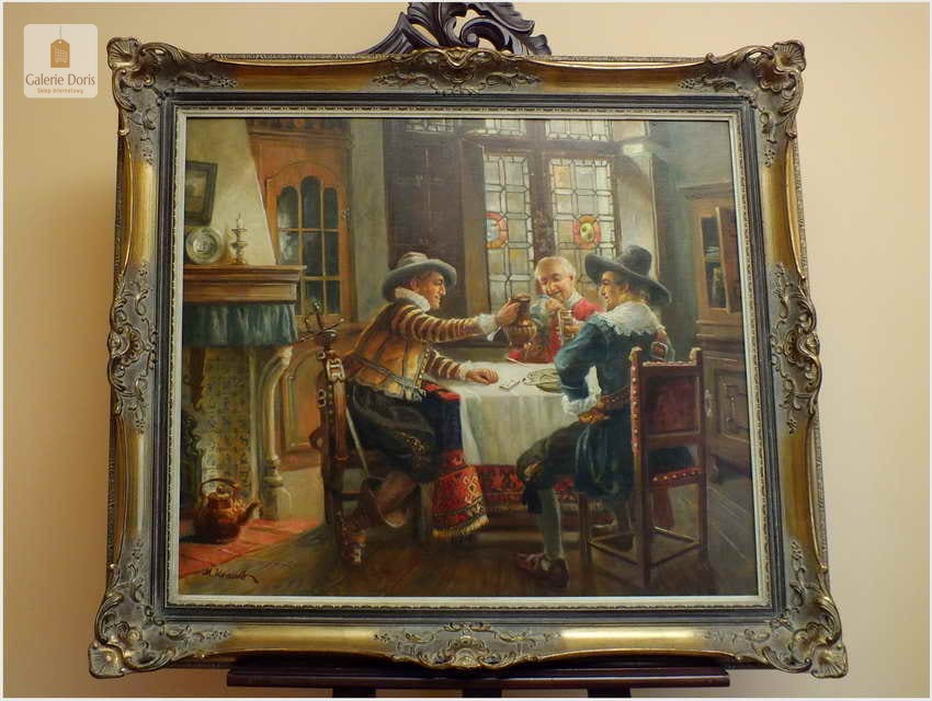 MUSZKIETERZY I WINO - oryg. MAX KRAUSS *1902 + ORGINALBRIEF! | Galerie ...