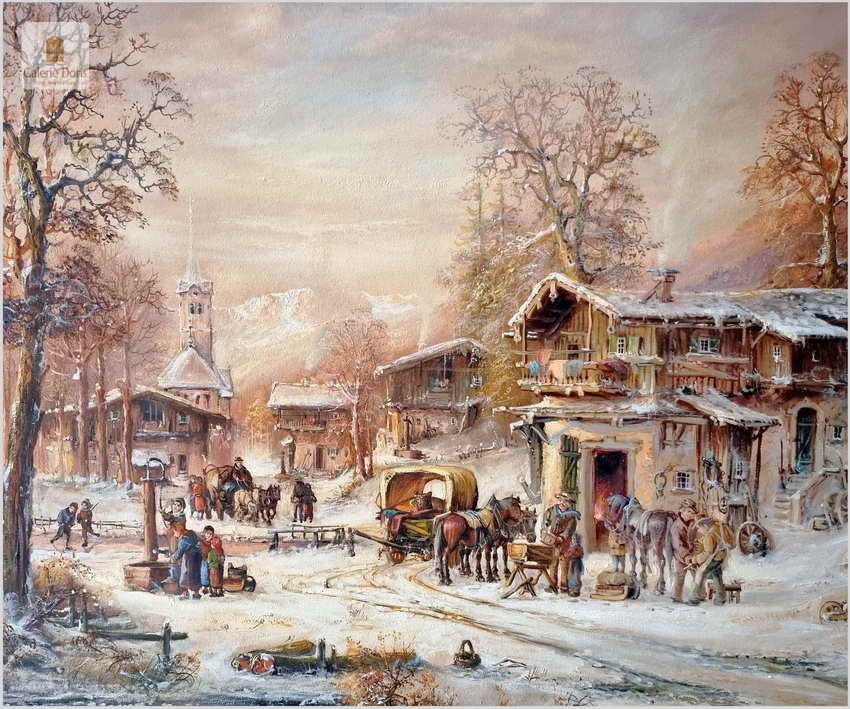 Romantyczne malarstwo - Janez Kenzer *1930 | Galerie Doris