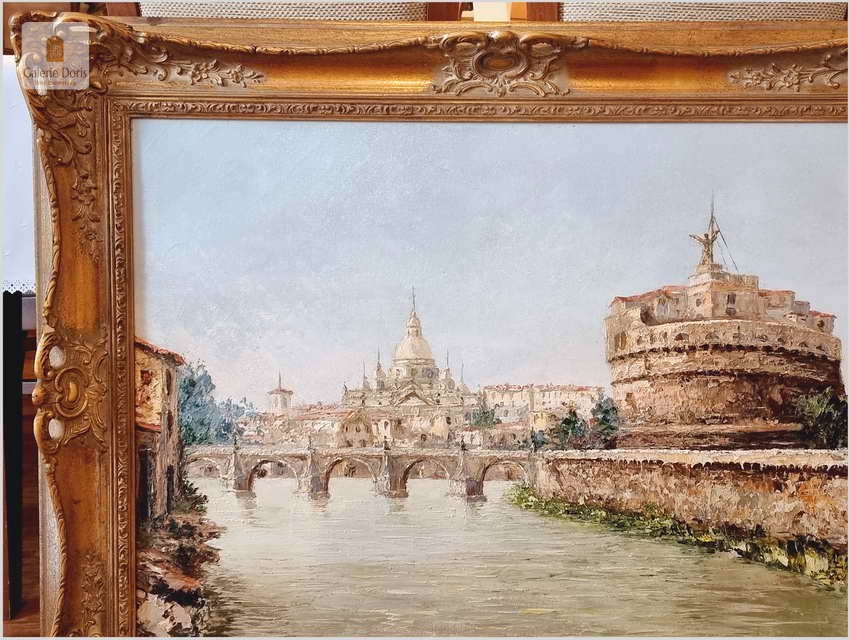 Tybr oraz Bazylika Świętego Piotra - Constantino PROIETTO (1910-1979 ...